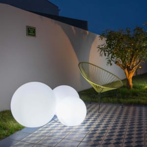 Boule lumineuse secteur bobby d40cm