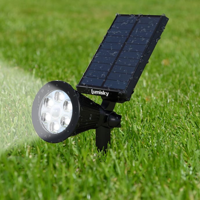 Spot solaire spiky blanc froid 200lm