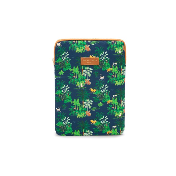 Housse macbook 13' motif croco sauvage