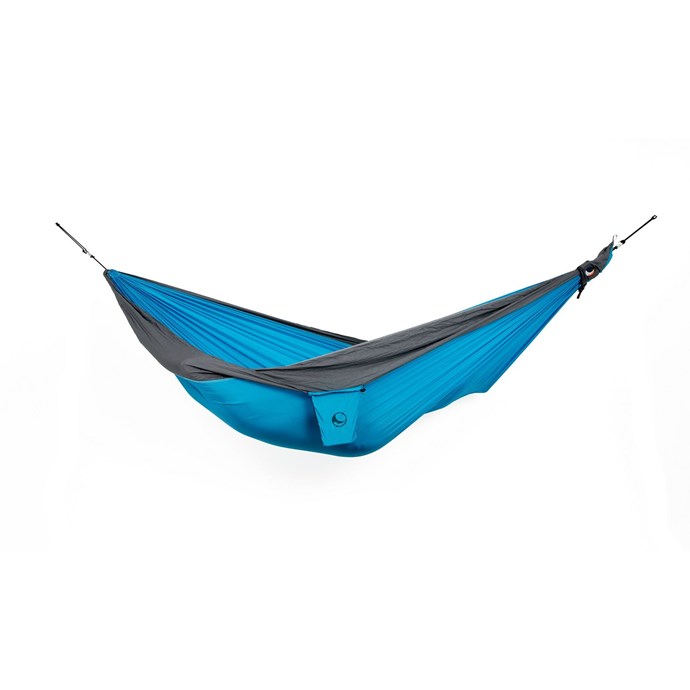 Hamac king size aqua-gris foncé
