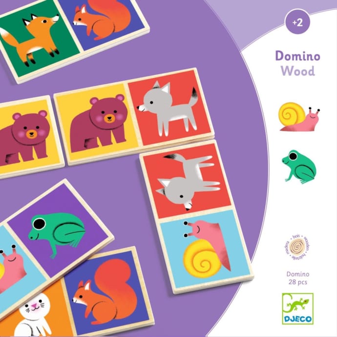 Jeu éducatif domino bois