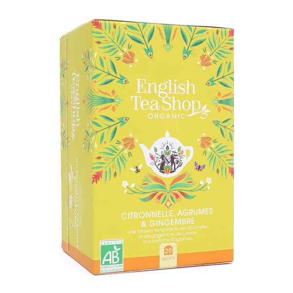 Infusion citronnelle et épices bio
