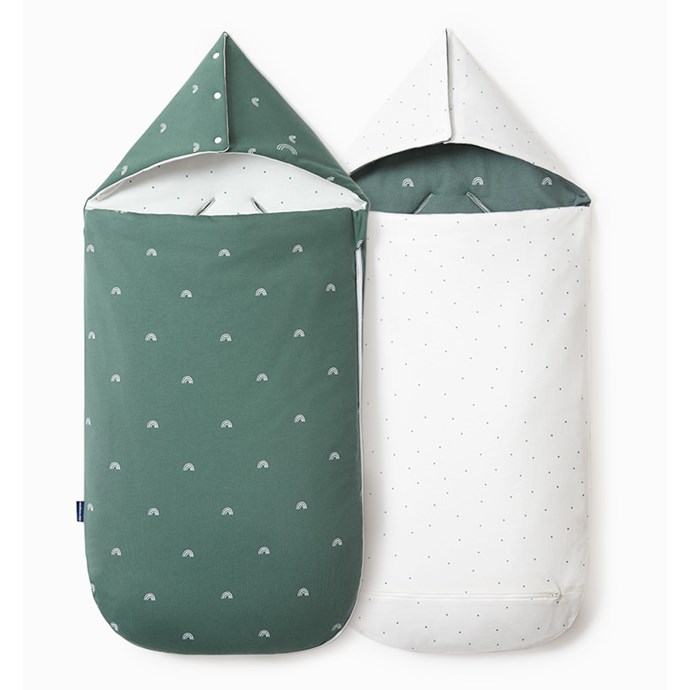 Nid d'ange 4 saisons vert 0-6 mois