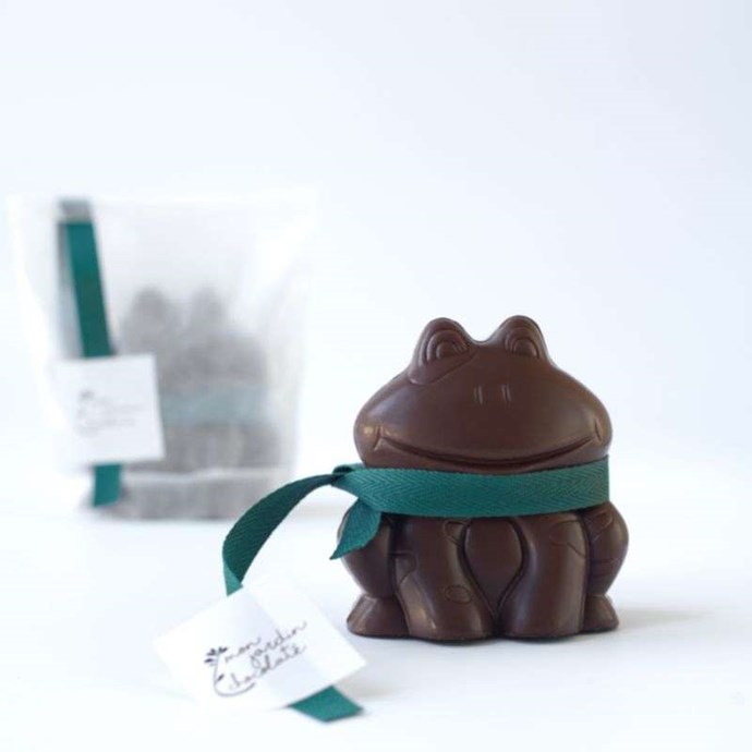 Grenouille de pâques bio chocolat lait