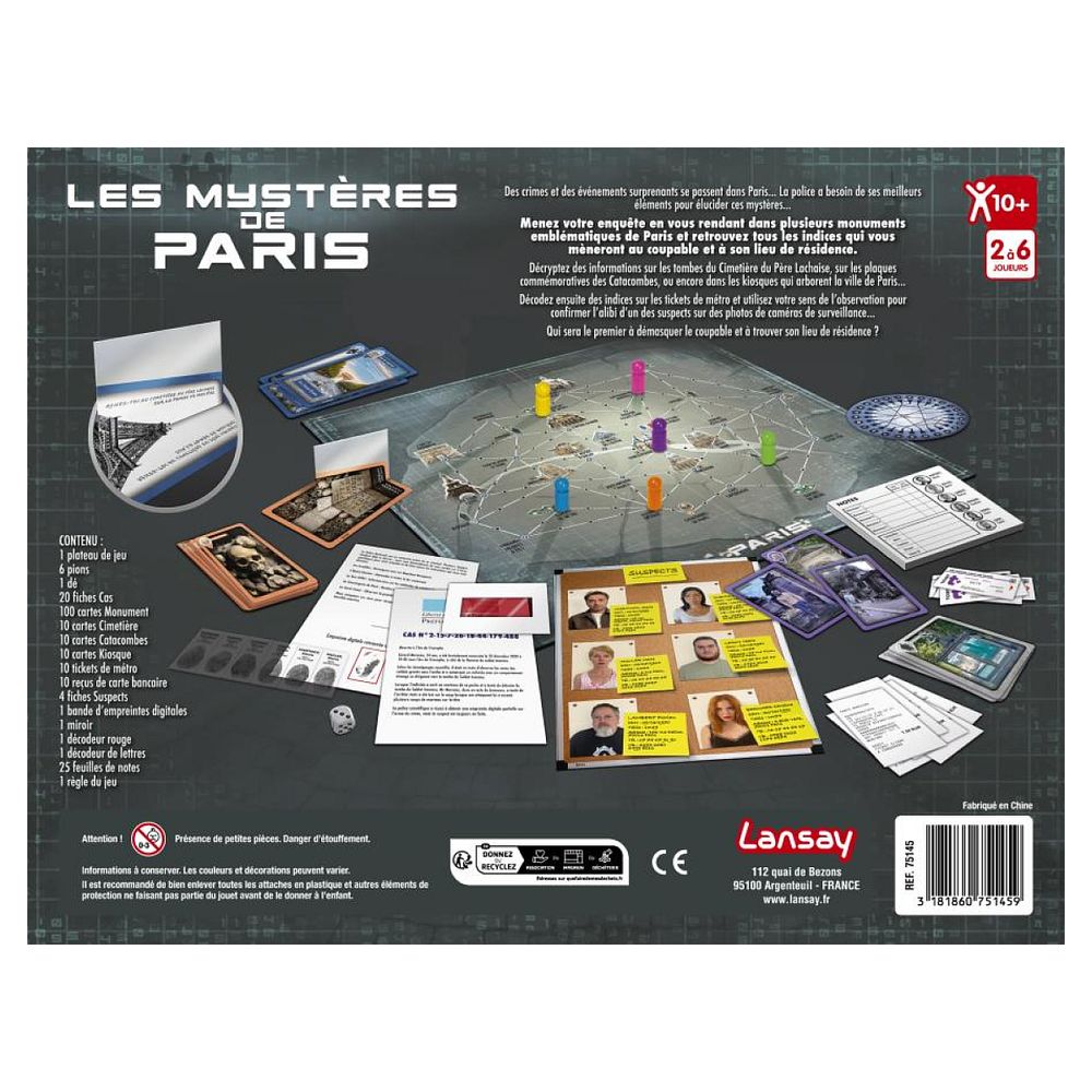 Les mystères de paris le jeu | Nature & Découvertes