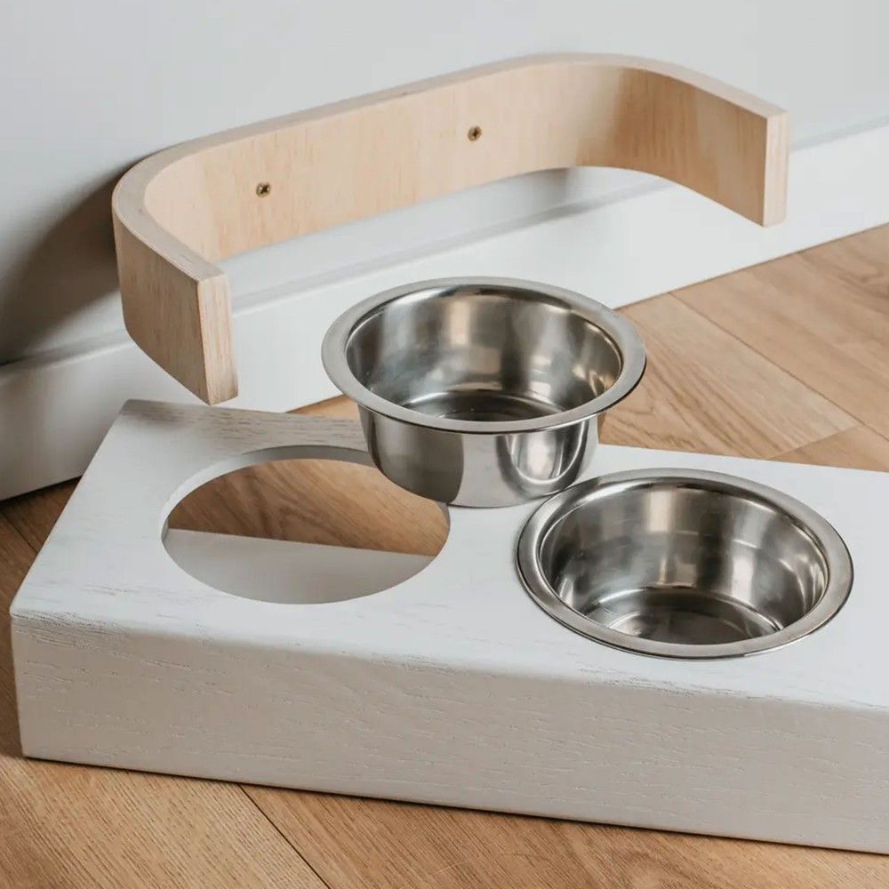 Dubuo, gamelle murale en bois blanc s | Nature & Découvertes