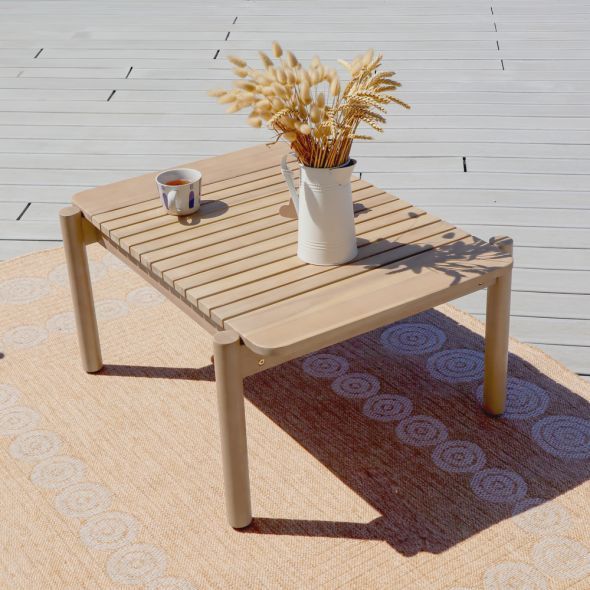 Table de jardin en bois samoa | Nature & Découvertes