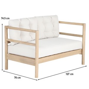 Salon de jardin en bois samoa nautrel | Nature & Découvertes