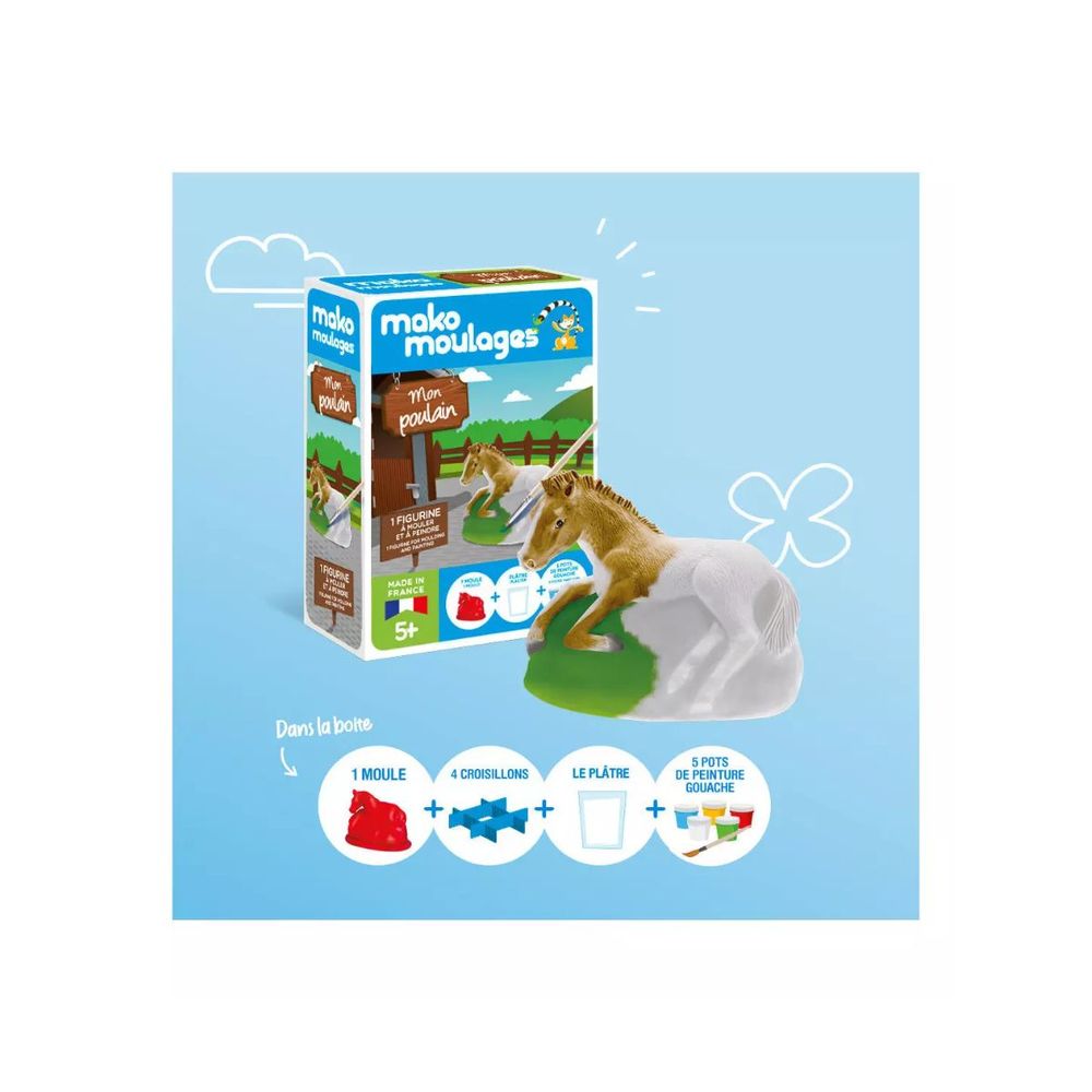 Mako moulages - mon poulain | Nature & Découvertes