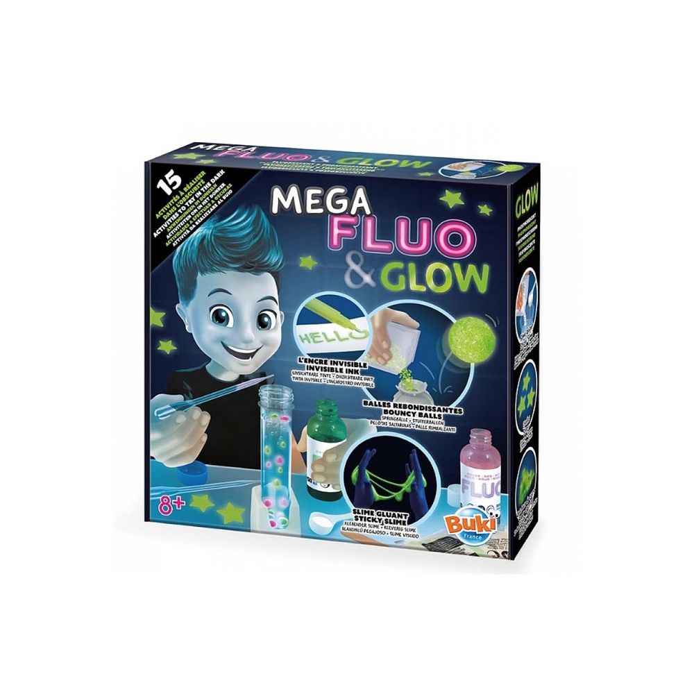 Chimie mega fluo et glow - buki | Nature & Découvertes