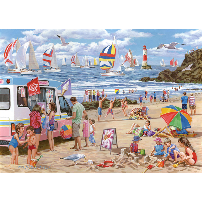 Journée de régate big 500pc puzzle