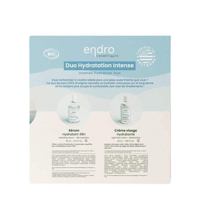 Coffret duo hydratation intense - endro