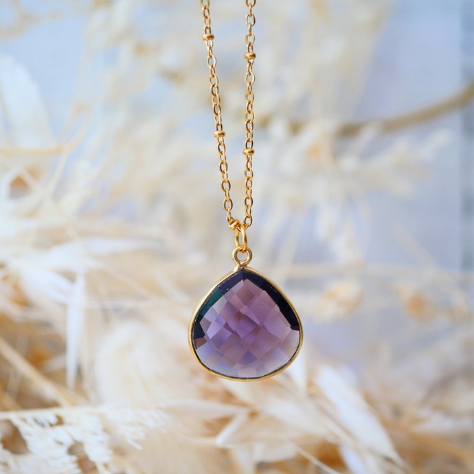 Collier amethyste justine